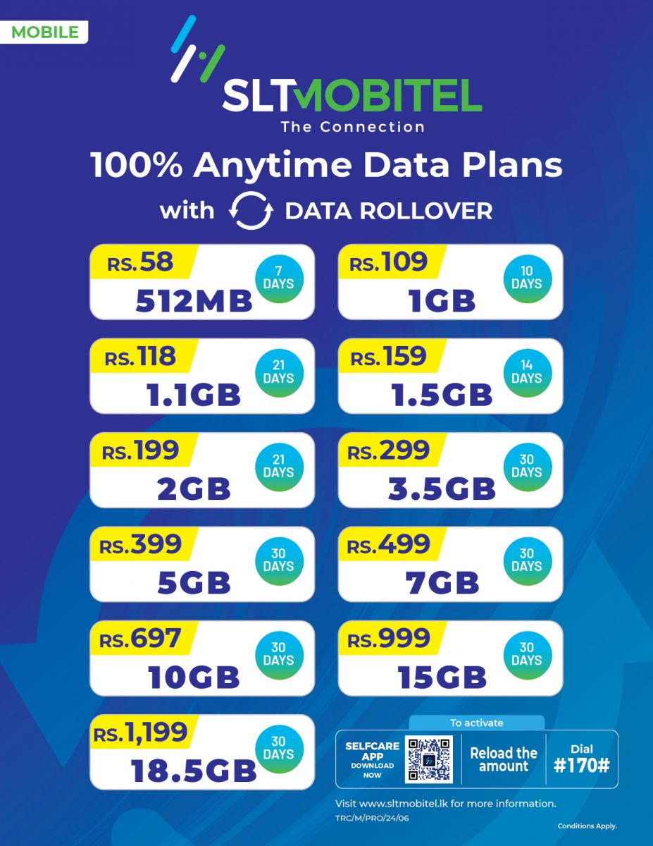 Anytime Data Rollover Plans | Mobitel